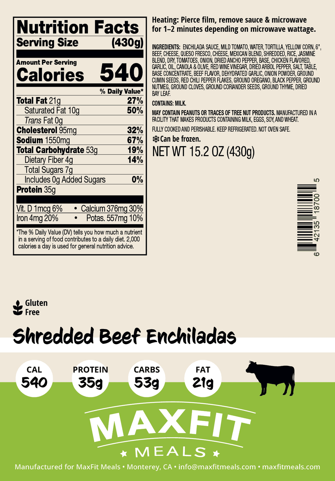 Beef Meals – MAXFIT Meals